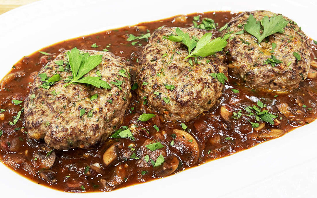Delicious Salisbury Steak Recipe With A Mushroom Sauce